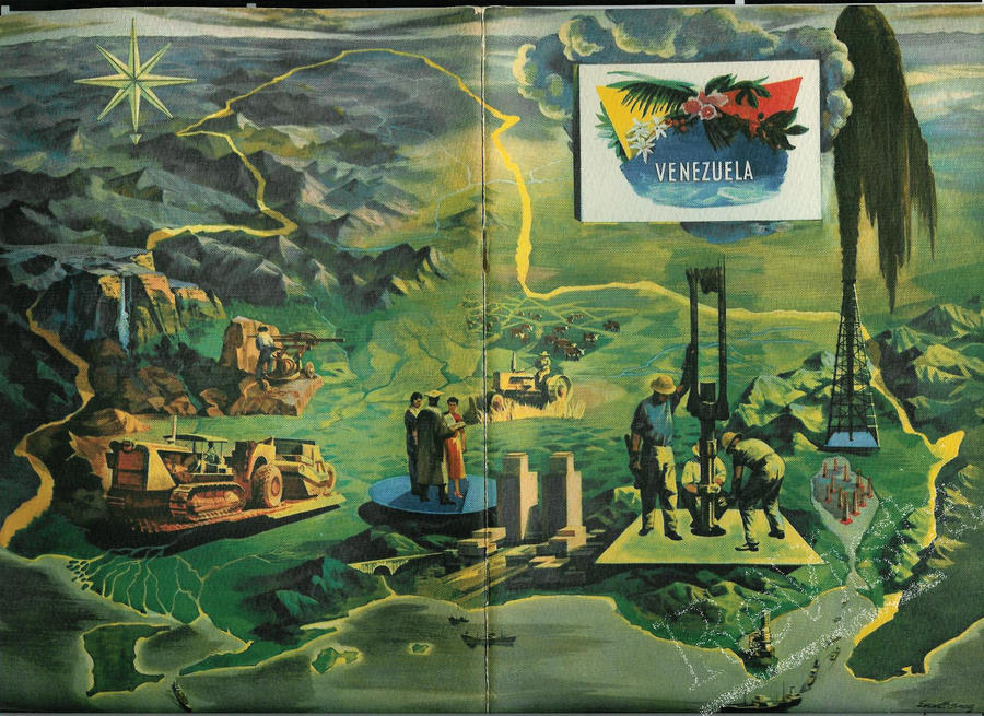 1950s road map – The Pull Of The Land